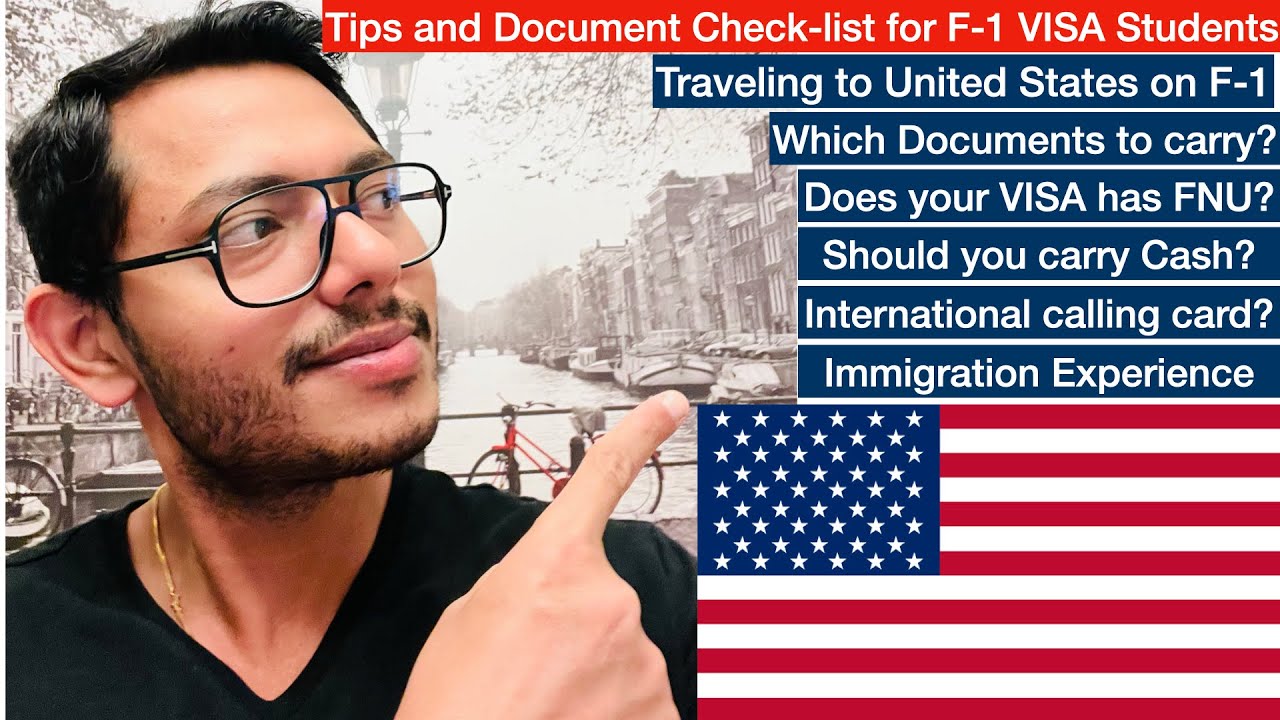 Tips for F-1 VISA Students | Document Check-list | Traveling to USA # ...