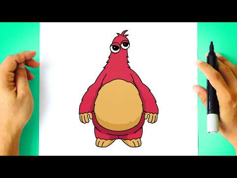 How to DRAW CHUM CHOMPKINS - Poppy Playtime Chapter 5