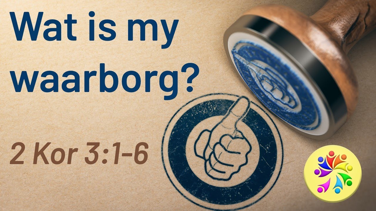 14 Januarie | Gr.1 Toewyding - Wat is my waarborg | Dr. Wicus van der ...