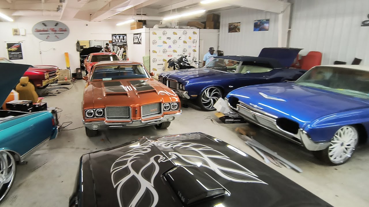 stitched by slick 63 tbird on 24" custom interior - YouTube