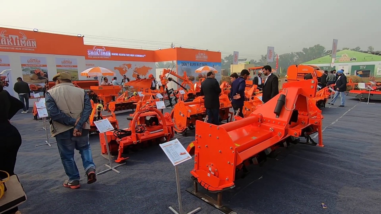 SHAKTIMAN company all implements first look in Pusa Exhibition - YouTube