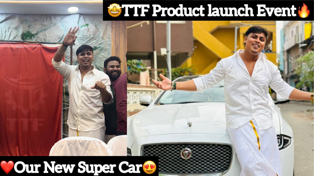 🤩TTF product launch event🔥| ️our new car😍| TTF pitShop🥳| AjSquad | TTF ...