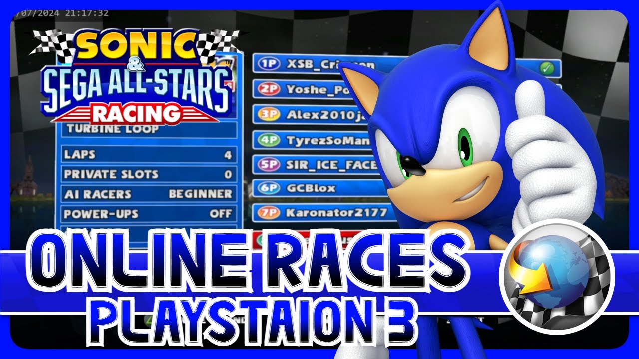 A Full Lobby Online in 2024!? - Sonic & SEGA All-Stars Racing - YouTube