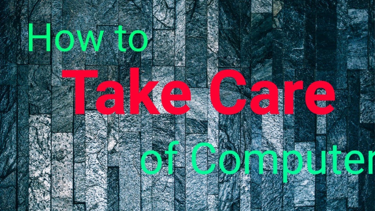 How to take care of computer- disk cleanup and disk defragmentation ...