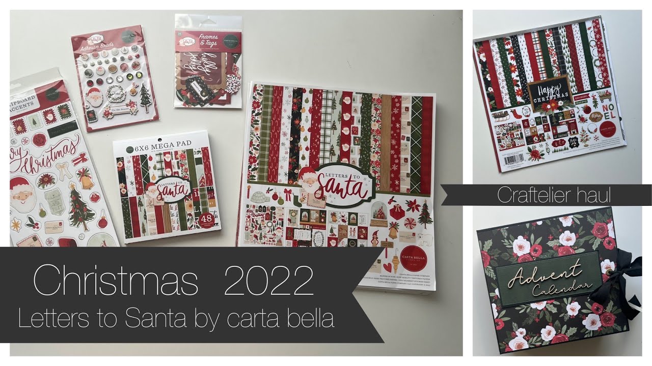 Craftelier HAUL: Letters to Santa by Carta Bella / echopark paper (NEW ...