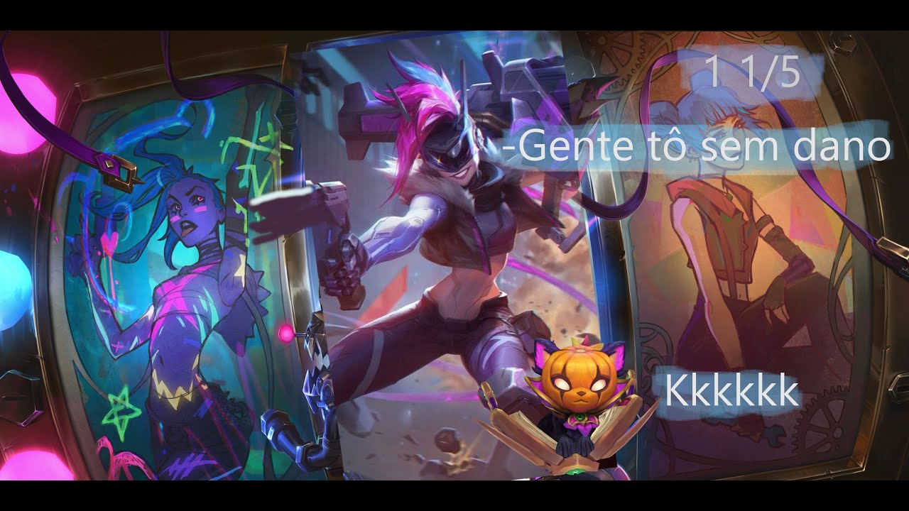 Jinx fragmentada fazendo tudo para não morrer - YouTube