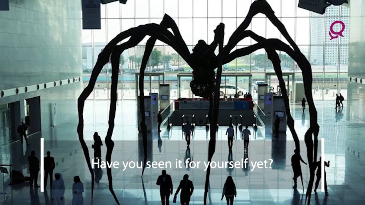 Giant Spider in Qatar! - YouTube