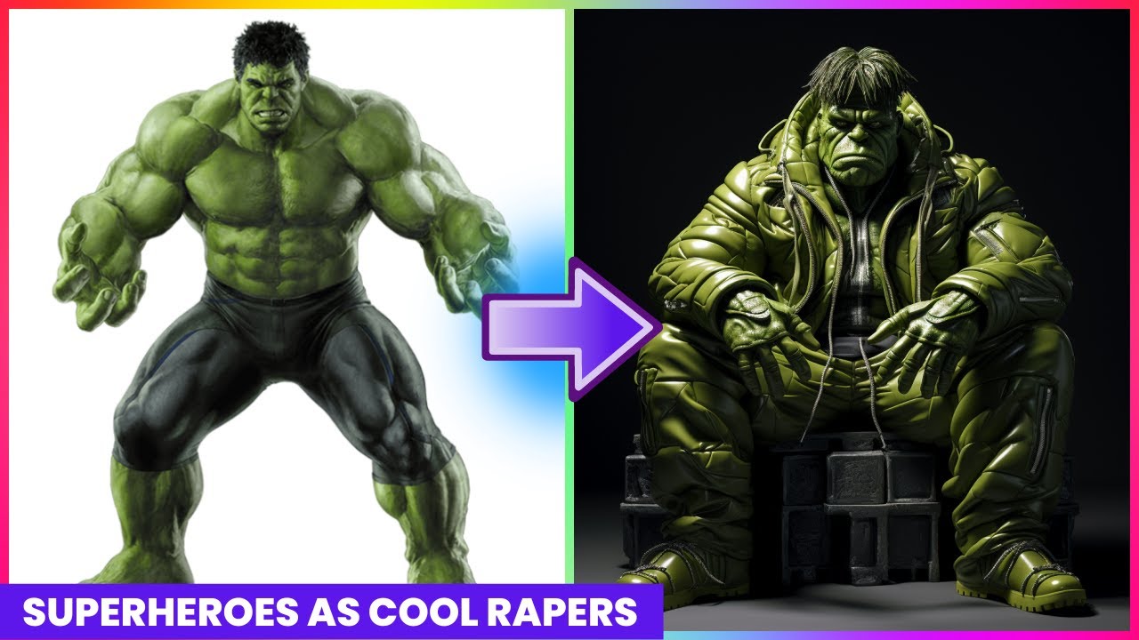 SUPERHEROES as COOL RAPERS! 💥 BEST Characters (Marvel & DC) - YouTube