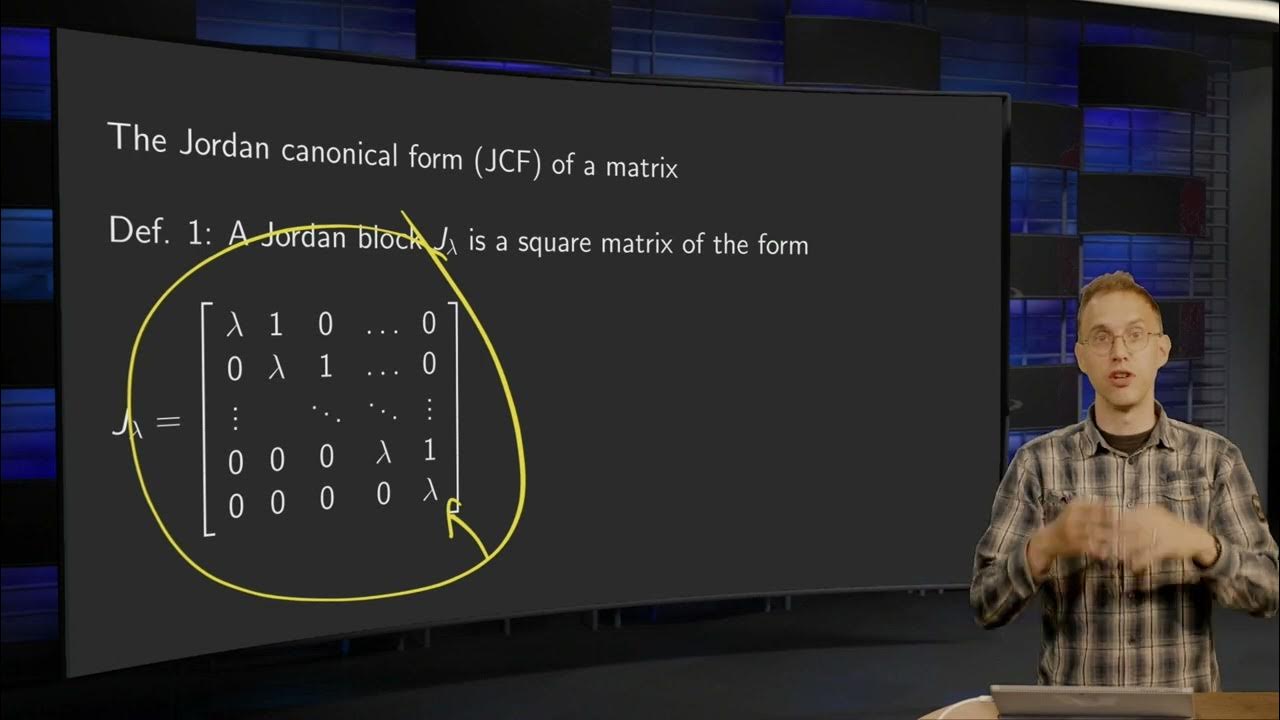 The Jordan canonical form - introduction - YouTube