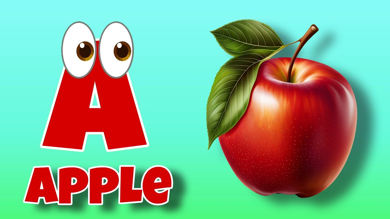 Learn Alphabets with Examples | A for Apple B for Ball | English ...