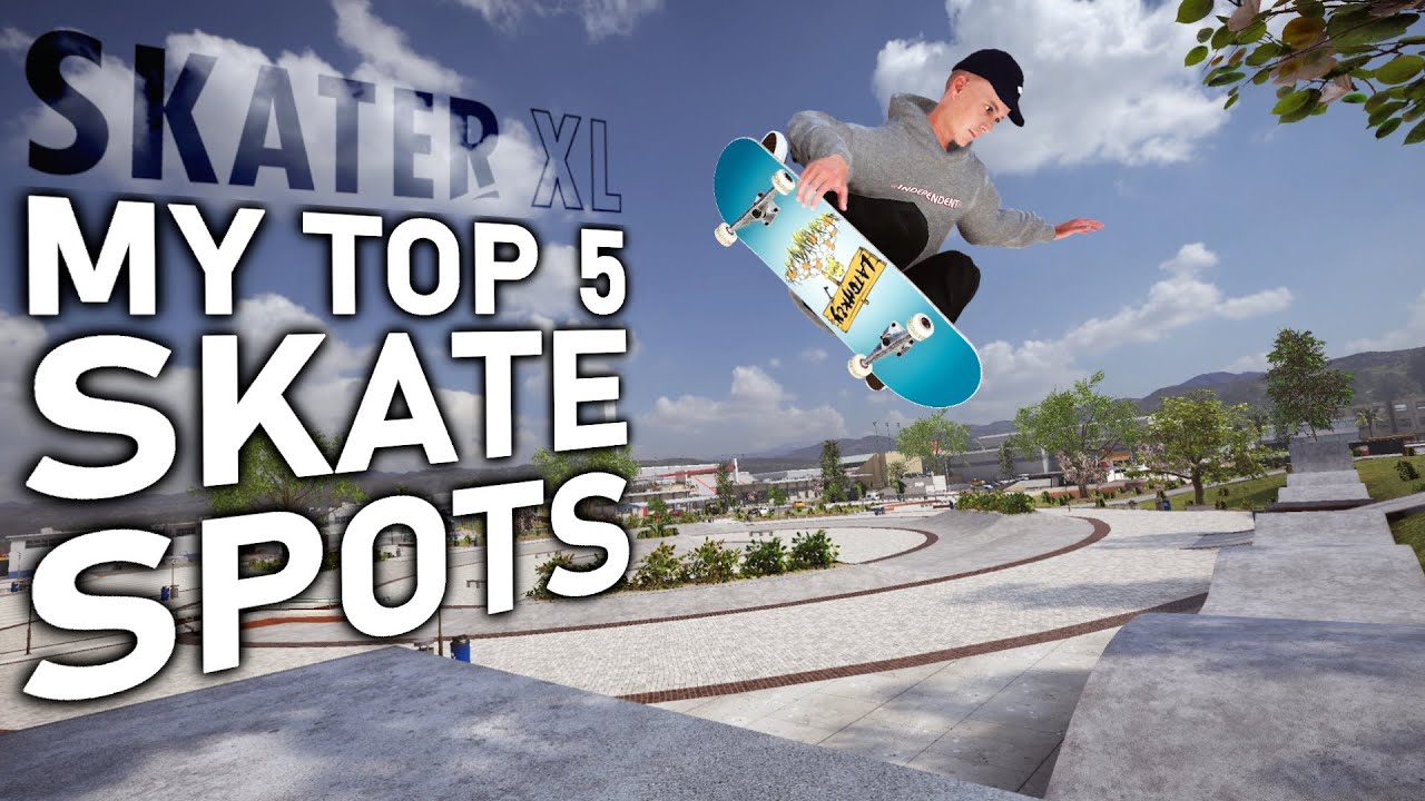 Skating My Top 5 FAVORITE Spots at Easy Day High School | Skater XL ...