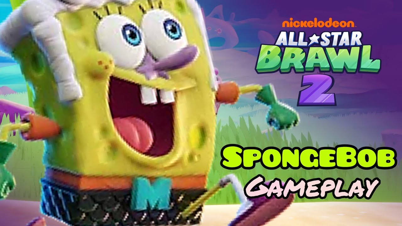 MARIO or SpongeBob?? Nickelodeon All-Star Brawl 2 - YouTube