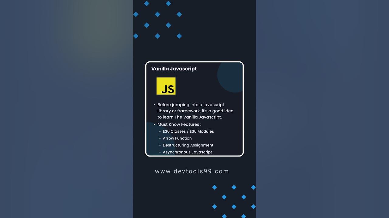 Things to know before React #devtools99 #javascript #reactjs #react #coding #html #css #shorts ...