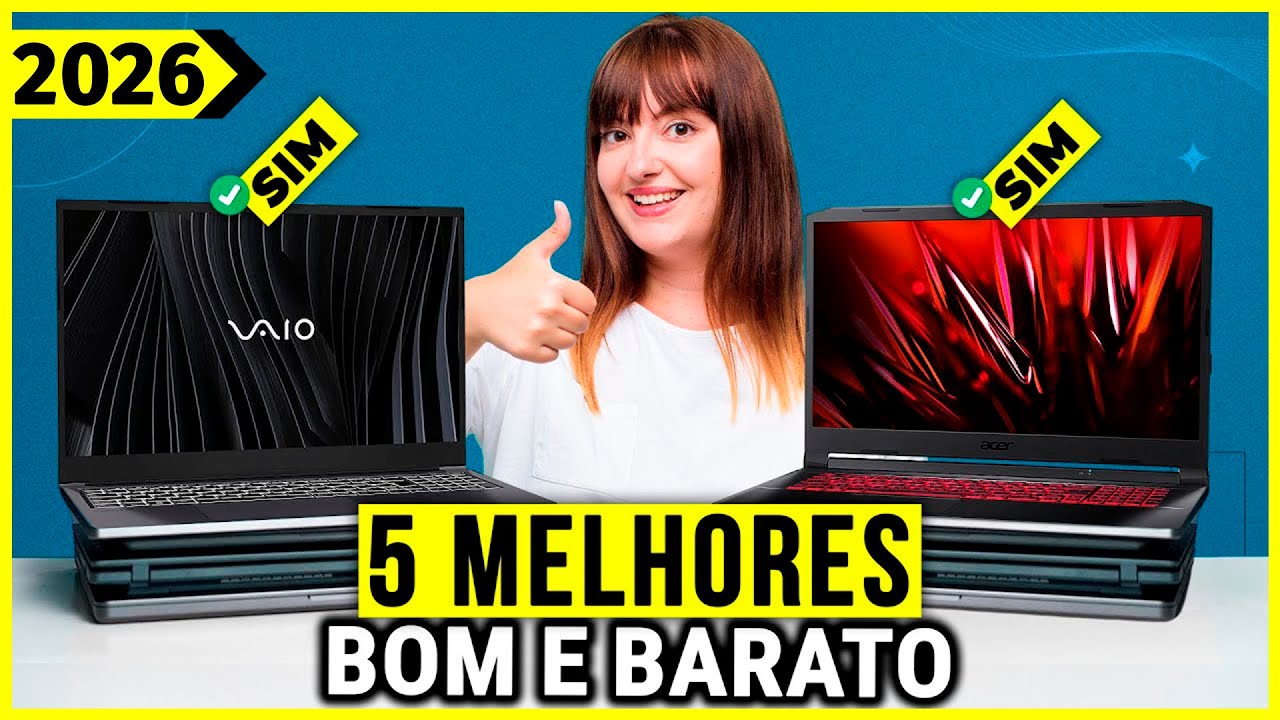 Os 5 Melhores Notebook Bom e Barato Em 2025! (Custo Benefício) - YouTube