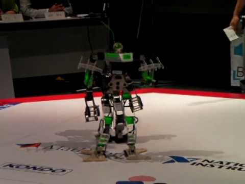 The 17th ROBO-ONE, 2nd Stage: Chromkid vs Metallic Fighter - YouTube