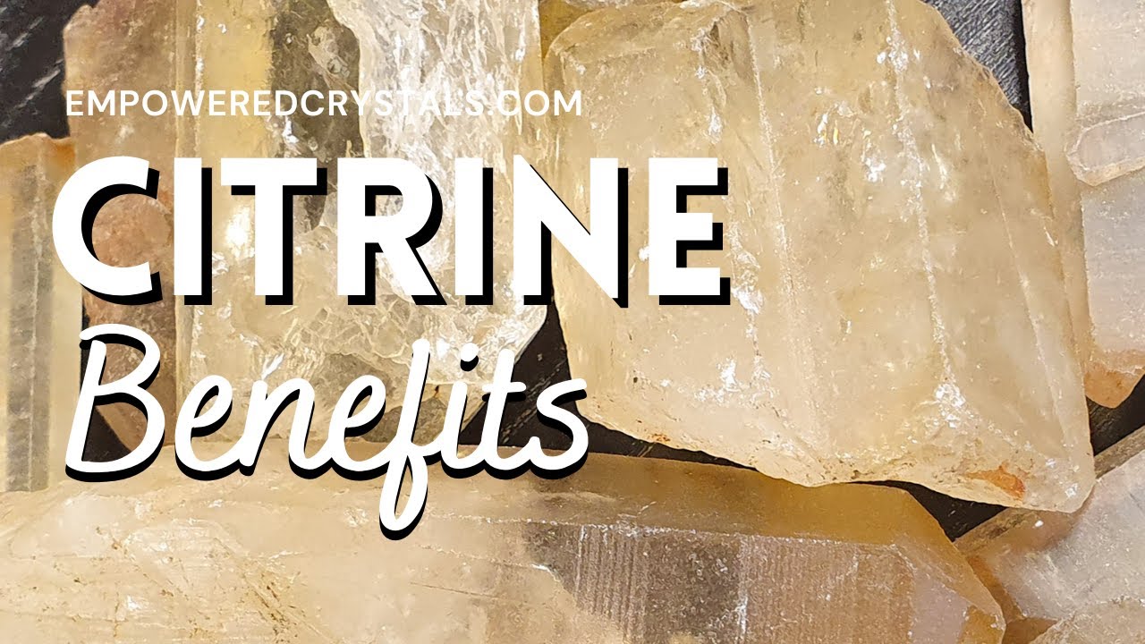 Citrine crystal benefits. Crystal healing properties - YouTube