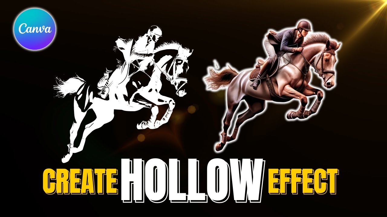 Stunning Hollow Picture Effect in Canva (Step by Step Guide) - YouTube