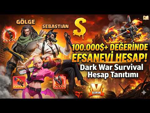 100.000+ USD Megaladon Hesap Tanıtımı (YARA) #7 - Dark War Survival