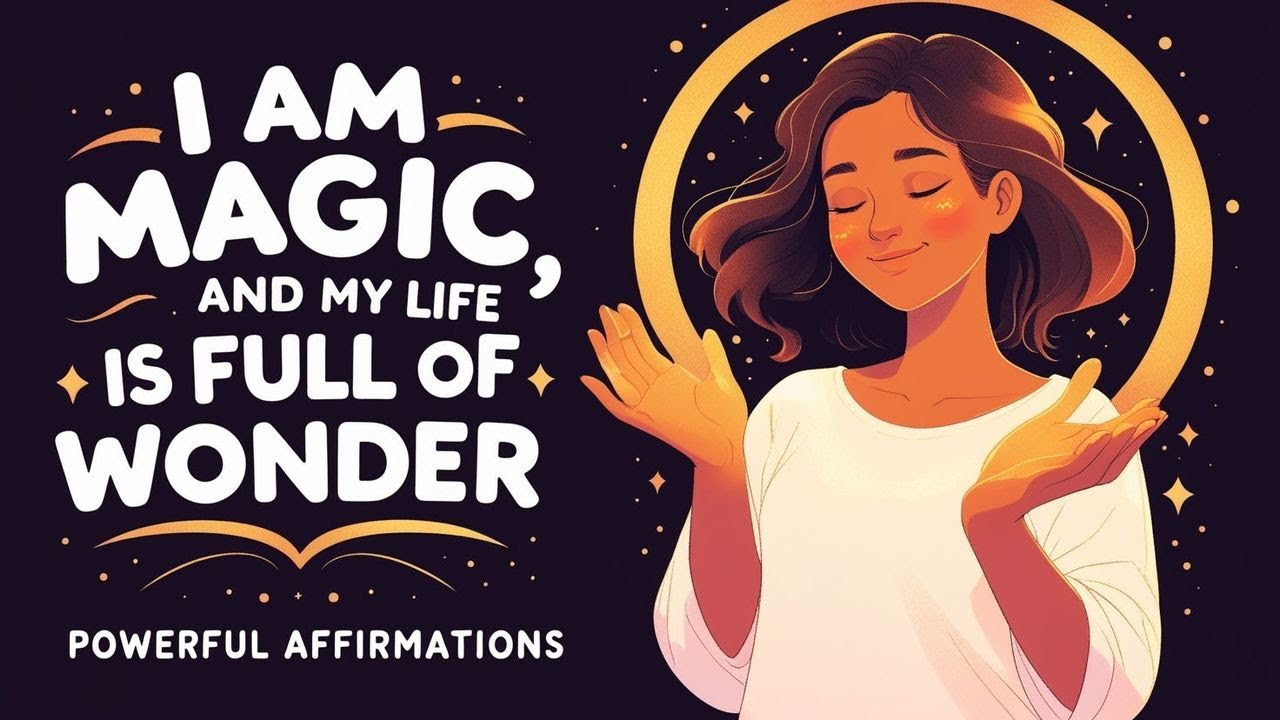 I Am Magic and My Life Is Full of Miracles Powerful positive ...