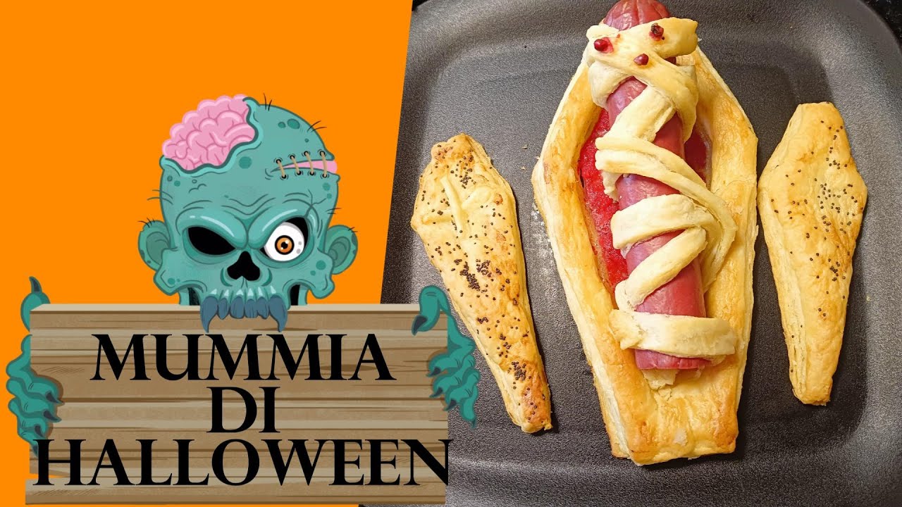 mummia di halloween , facile e originale - YouTube