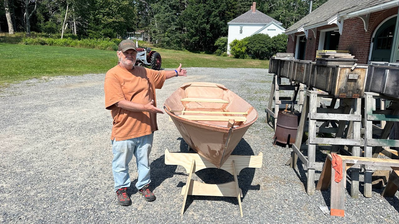 Let’s build a boat! We build a boat at the wooden boat school! - YouTube