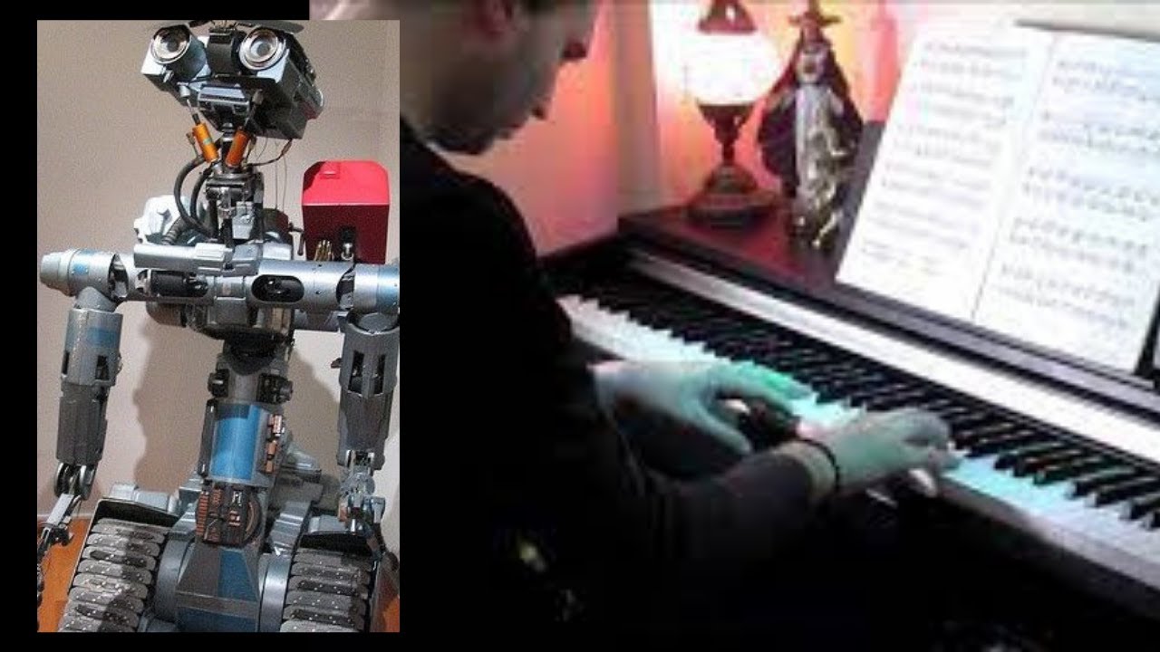 Short circuit 2 - Theme , Johnny Five (5) - Soundtrack Corto circuito Ending Theme piano cover ...