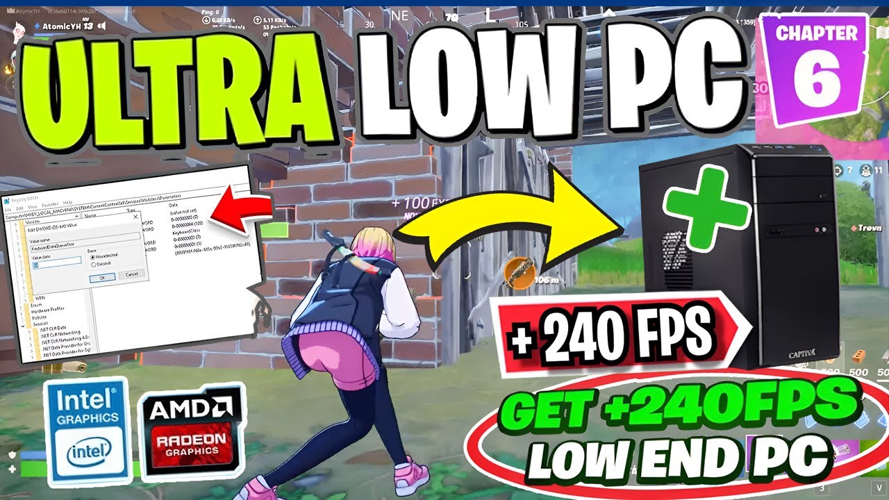 How To BOOST FPS in Fortnite Chapter 6 On LOW END PC/ LAPTOP *2025 ...