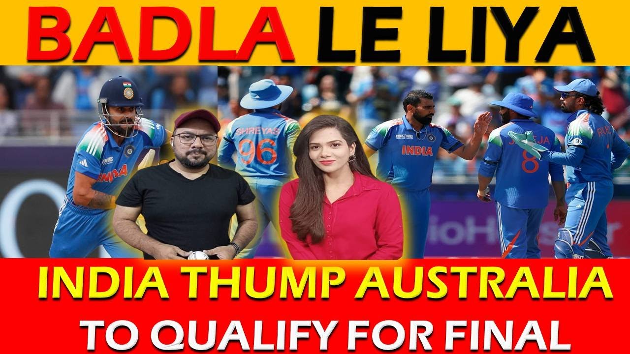 King Kohli's 84 Sends India into Champions Trophy Final | INDIA vs ...