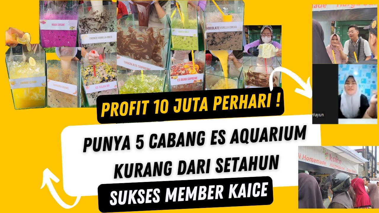Cerita Sukses Member ES Aquarium Kaice: Dari Awal Hingga Punya 5 Cabang dan Omzet 10 Juta Per ...