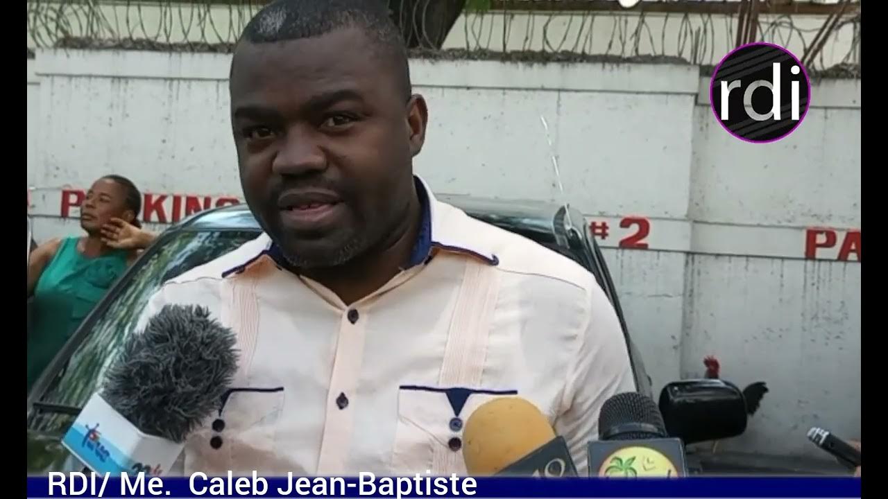 Me Caleb Jean Baptiste te pran lapwòl nan mikwo rdi. - YouTube