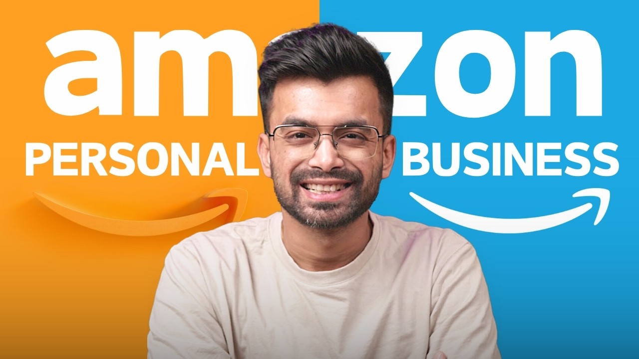Amazon Personal Account VS Business Account - YouTube