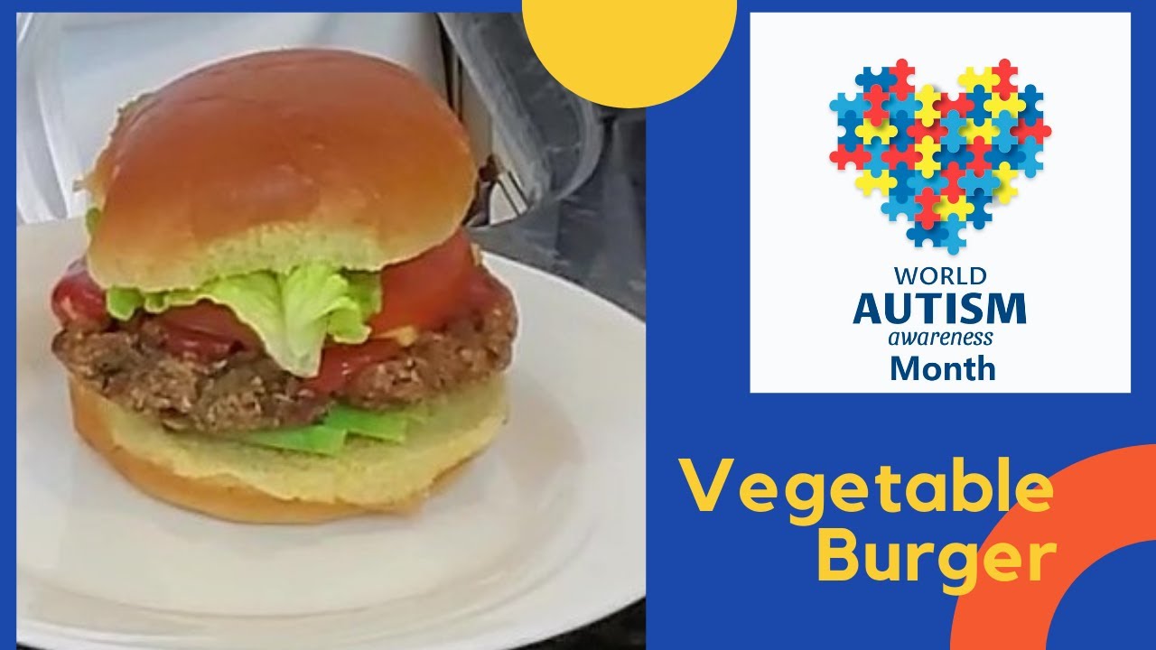Grilled Veggie Burger Recipe | April is Autism Awareness Month - YouTube