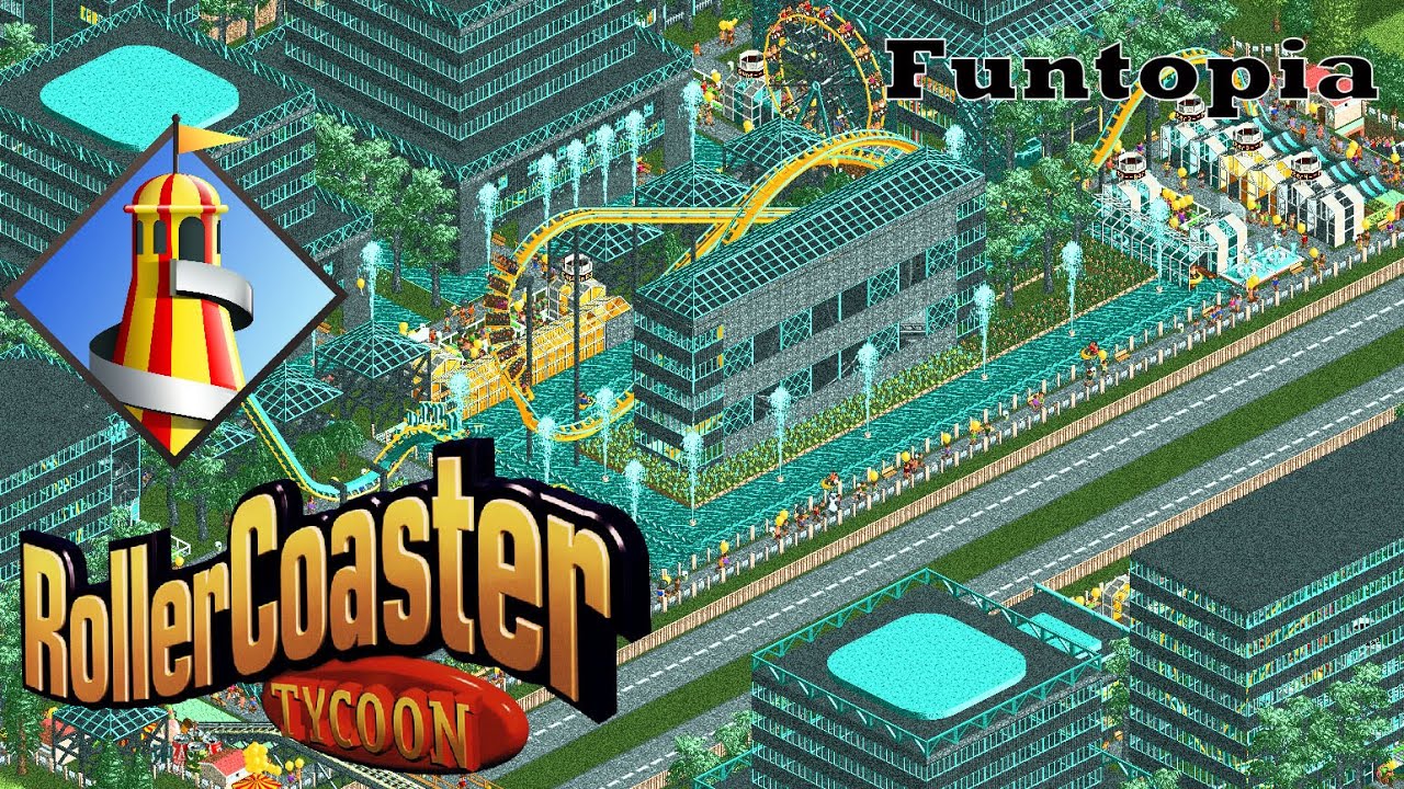 RollerCoaster Tycoon (OpenRCT2) - Funtopia - YouTube