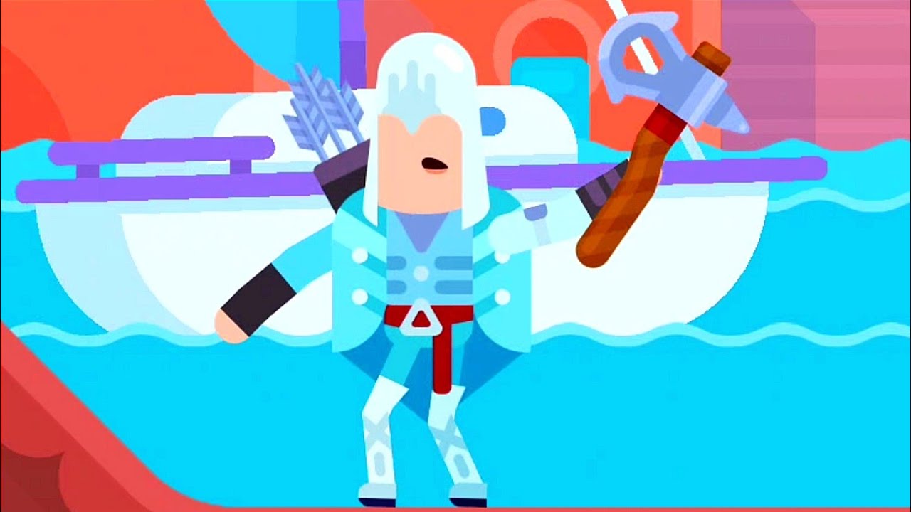 Bowmasters Mad Mike vs Templar - YouTube