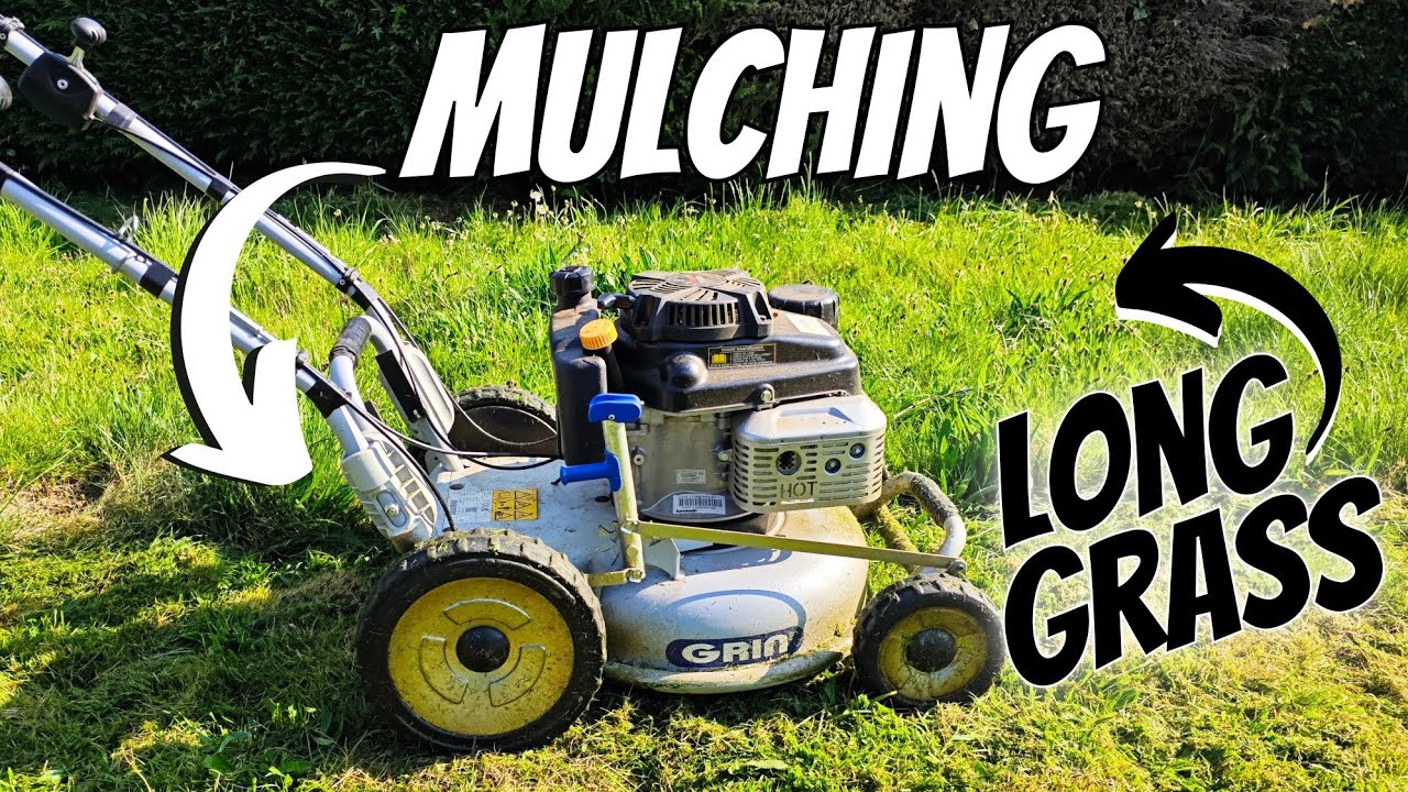 Mulching Mowers ANY GOOD On LONG GRASS? Grin PM 46A KW - YouTube