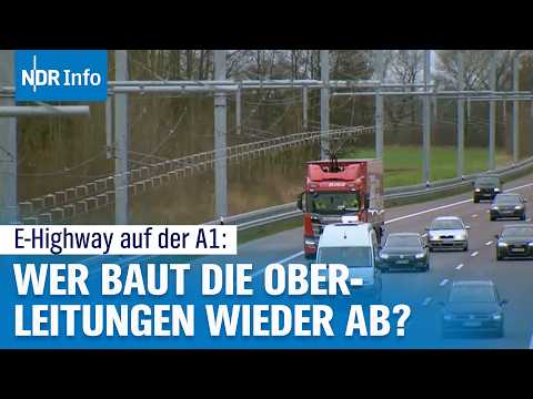 E-Highway auf der A1: Teststrecke beendet, Masten bleiben? | NDR Info