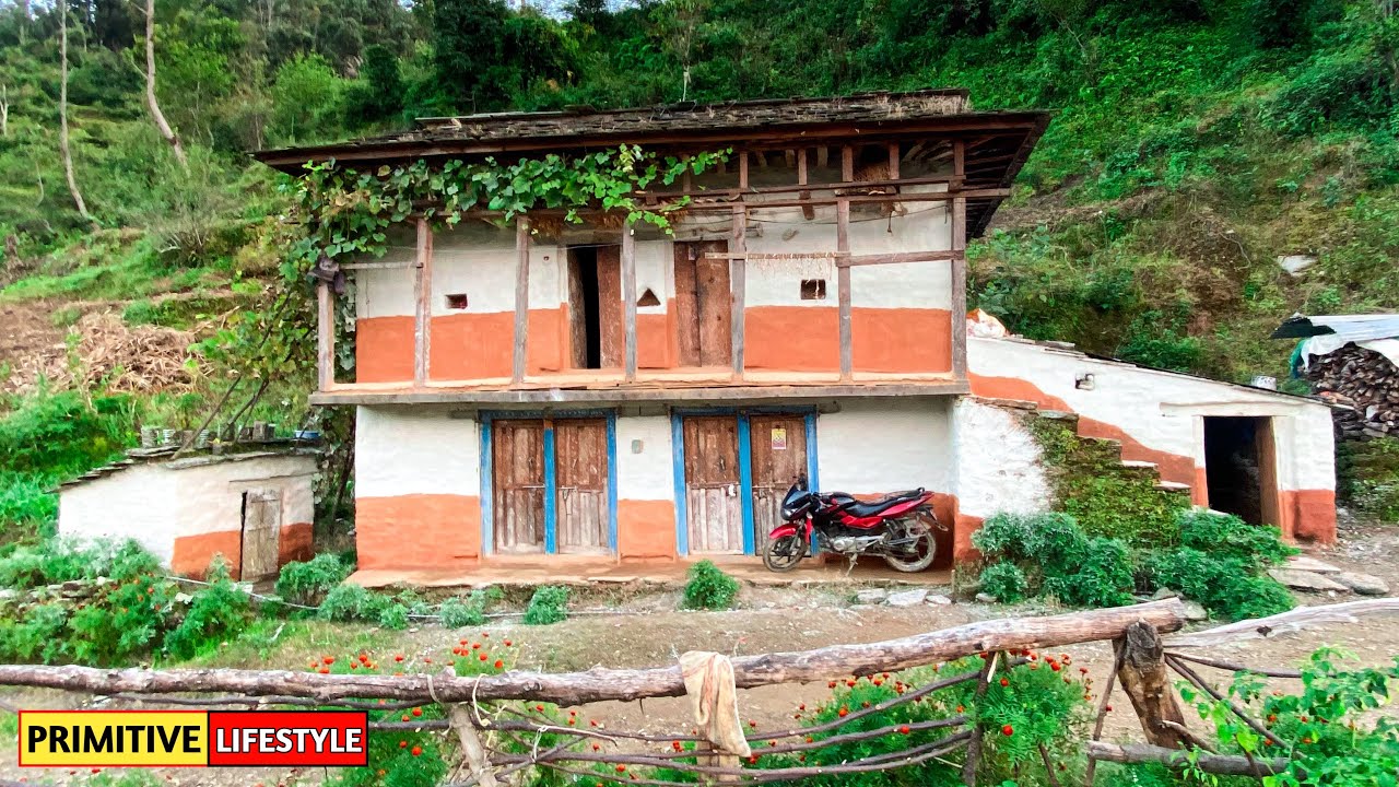 Nepali Dashain and Painting House | House Painting Using White and Red ...