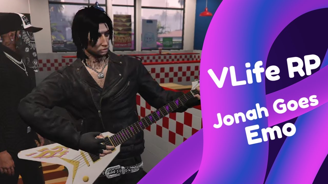 Jonah Goes Emo - VLife RP (Funny GTA Roleplay) - YouTube