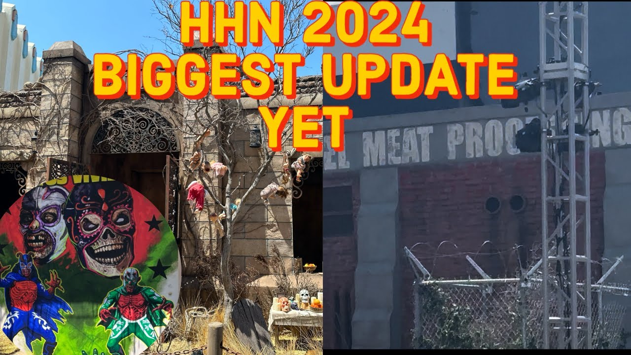 HHN 2024 Early Aug. Updates Best by Far |Walls Down, Luchadores ...