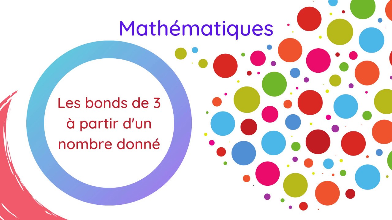 Compter par bonds de 3 à partir de ... - YouTube