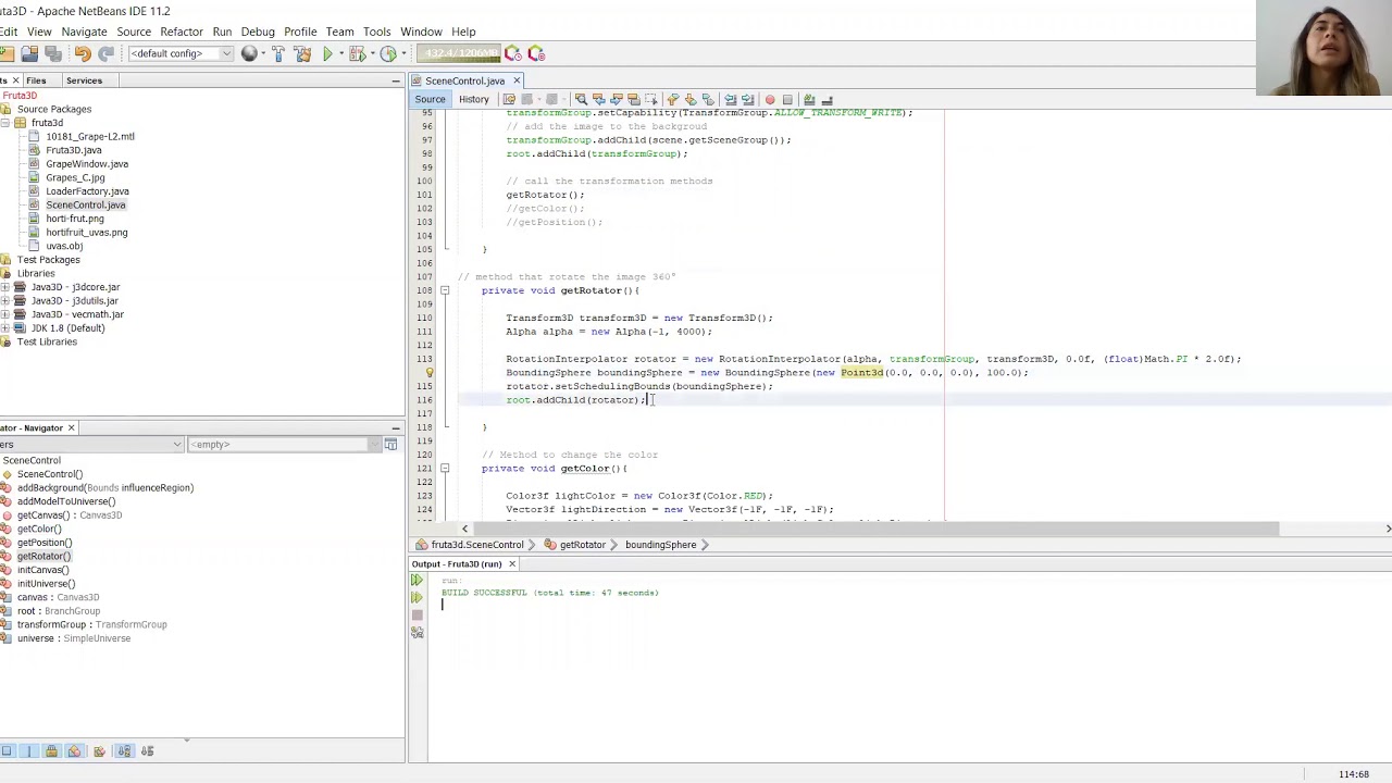 Transformaciones a uvas - Java 3D - YouTube