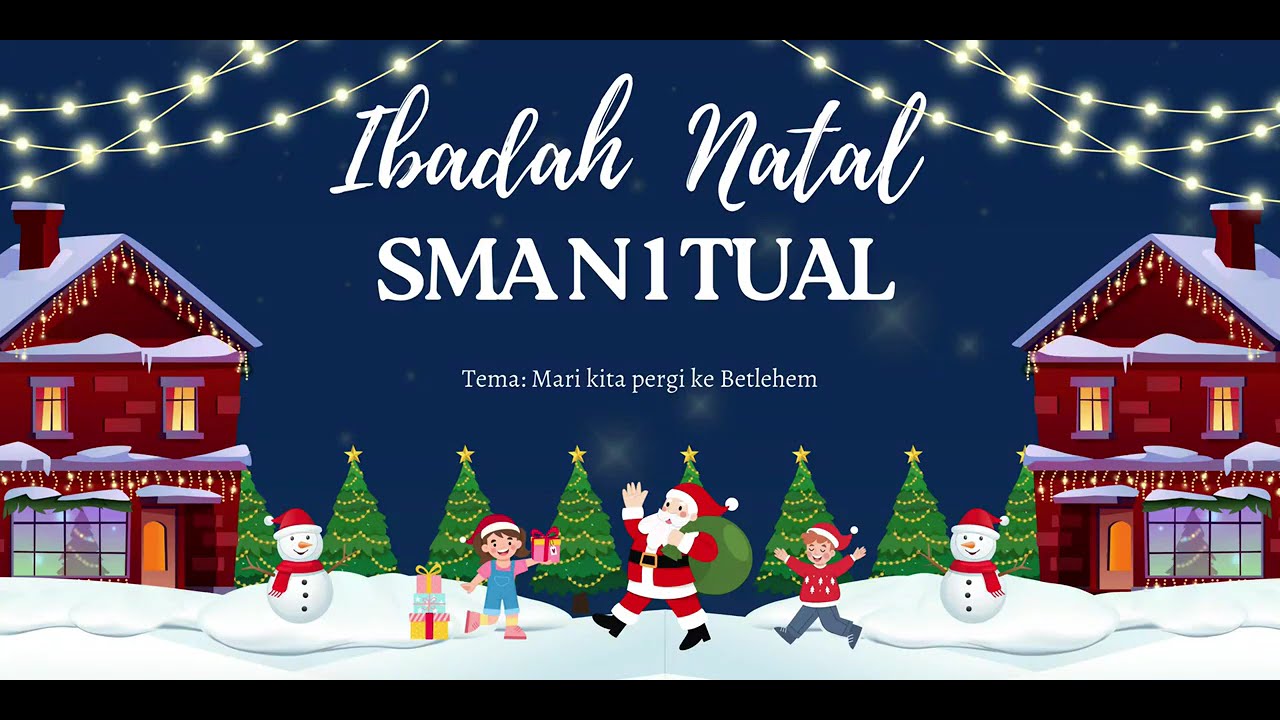 Persembahan Tarian Natal Pada Ibadah Natal SMANSA - YouTube