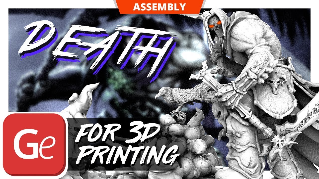 Death 3D Printing Figurine | Assembly by Gambody - YouTube