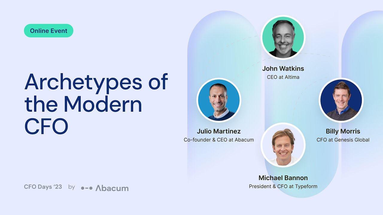 Archetypes of the Modern CFO | CFO Days '23 - YouTube