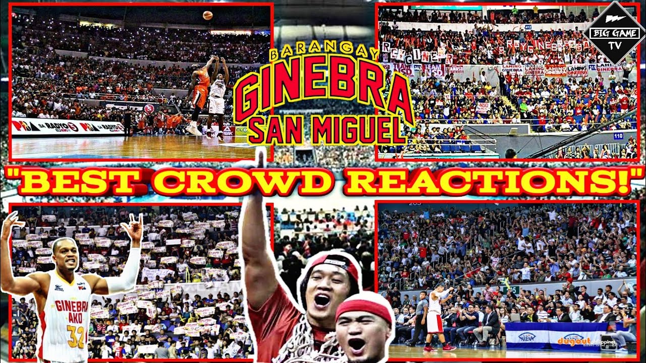 GINEBRA "BEST CROWD REACTIONS!" l MOST POPULAR TEAM IN THE PHILIPPINES ...