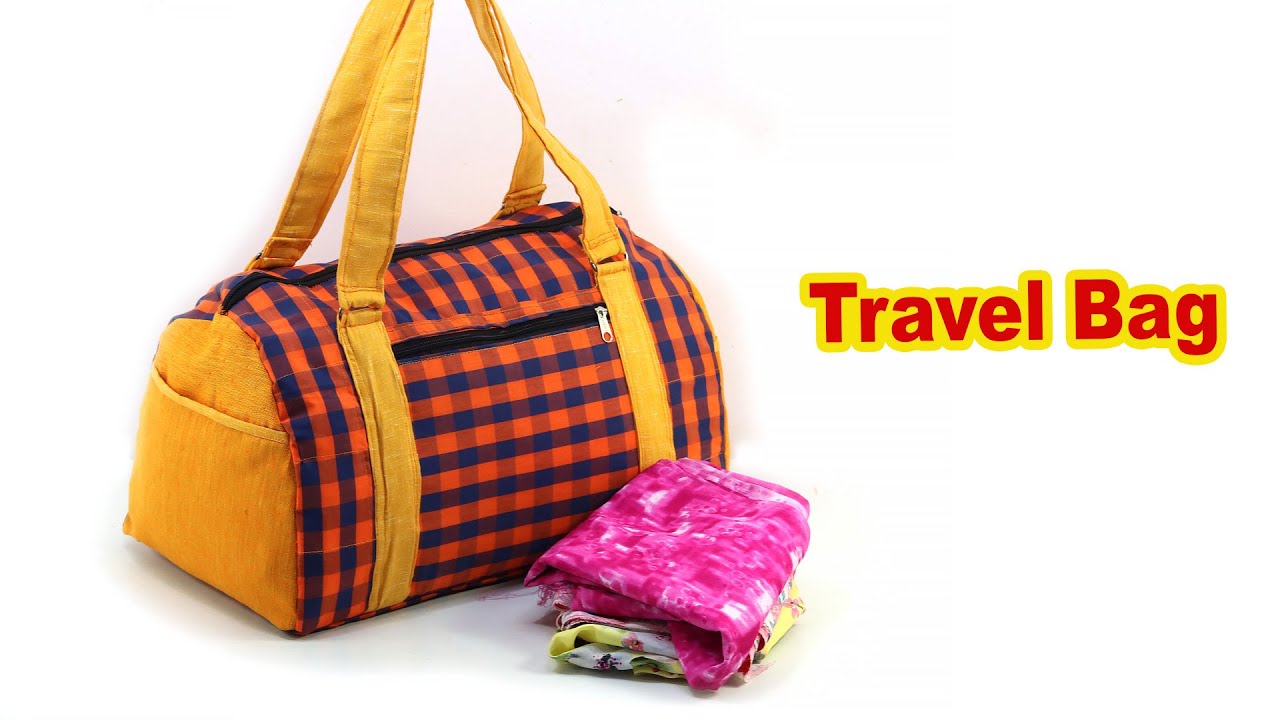 DIY Duffle Bag from Waste Clothes – Upcycling Made Easy - YouTube