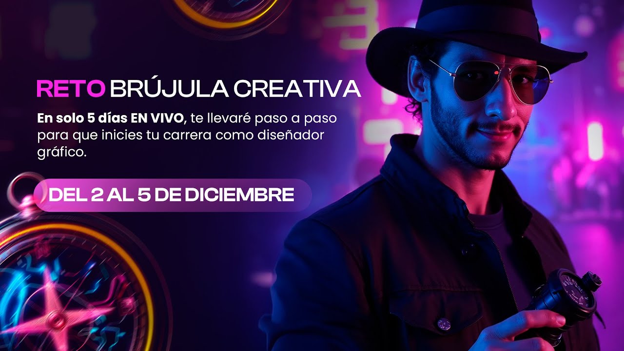 RETO: BRÚJULA CREATIVA DÍA #1 - Aprende a cómo iniciar como DISEÑADOR ...