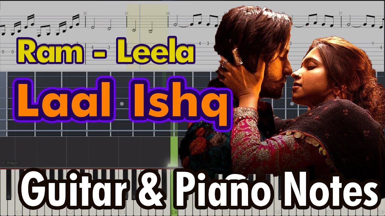 Laal Ishq | Ram Leela | EASY WAY TO PLAY on Guitar! Tabs And Piano ...