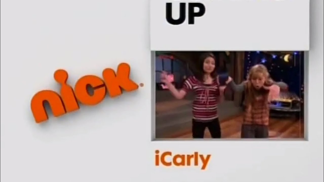 Nickelodeon Coming Up/Now Bumper (iCarly/BrainSurge) (2010) - YouTube