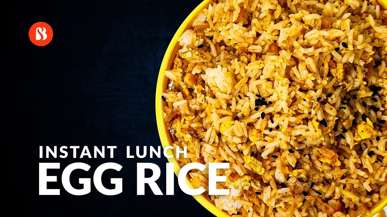 Instant Lunch - Egg Rice | Lunch Ideas - YouTube